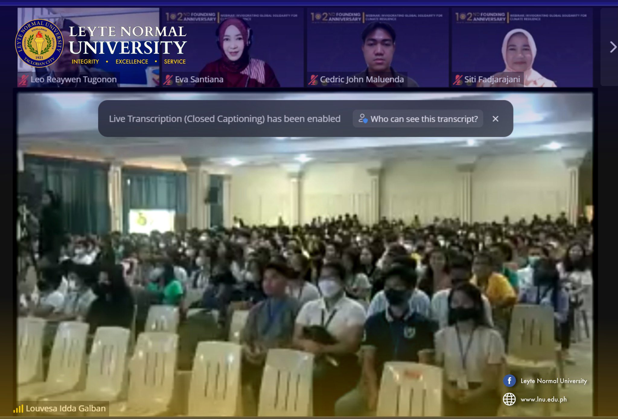 CAS Spearheads a Climate Change Resilience International Hybrid Webinar ...