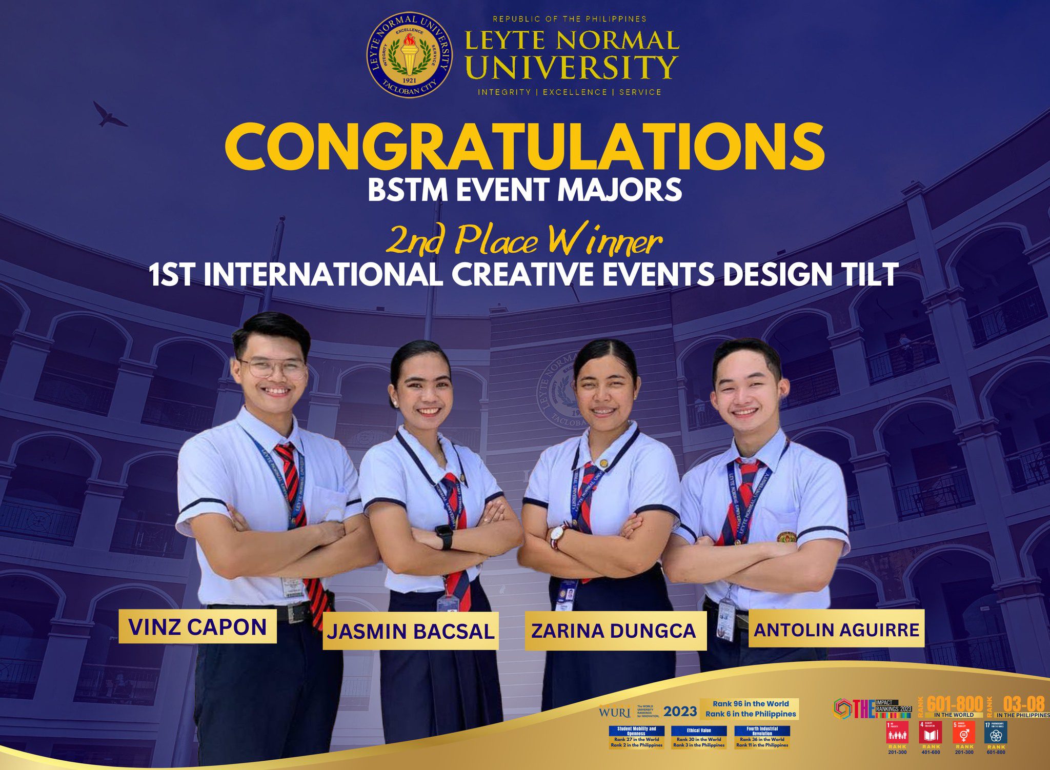 Another Win for BSTM Normalistas! | Leyte Normal University