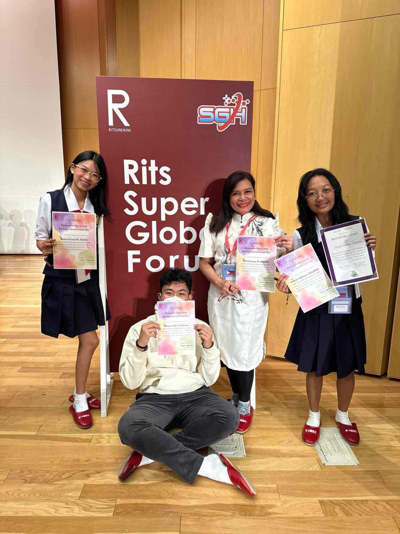 LNU Integrated Laboratory School Students Participate in Rits Super Global Forum in Kyoto, Japan ...