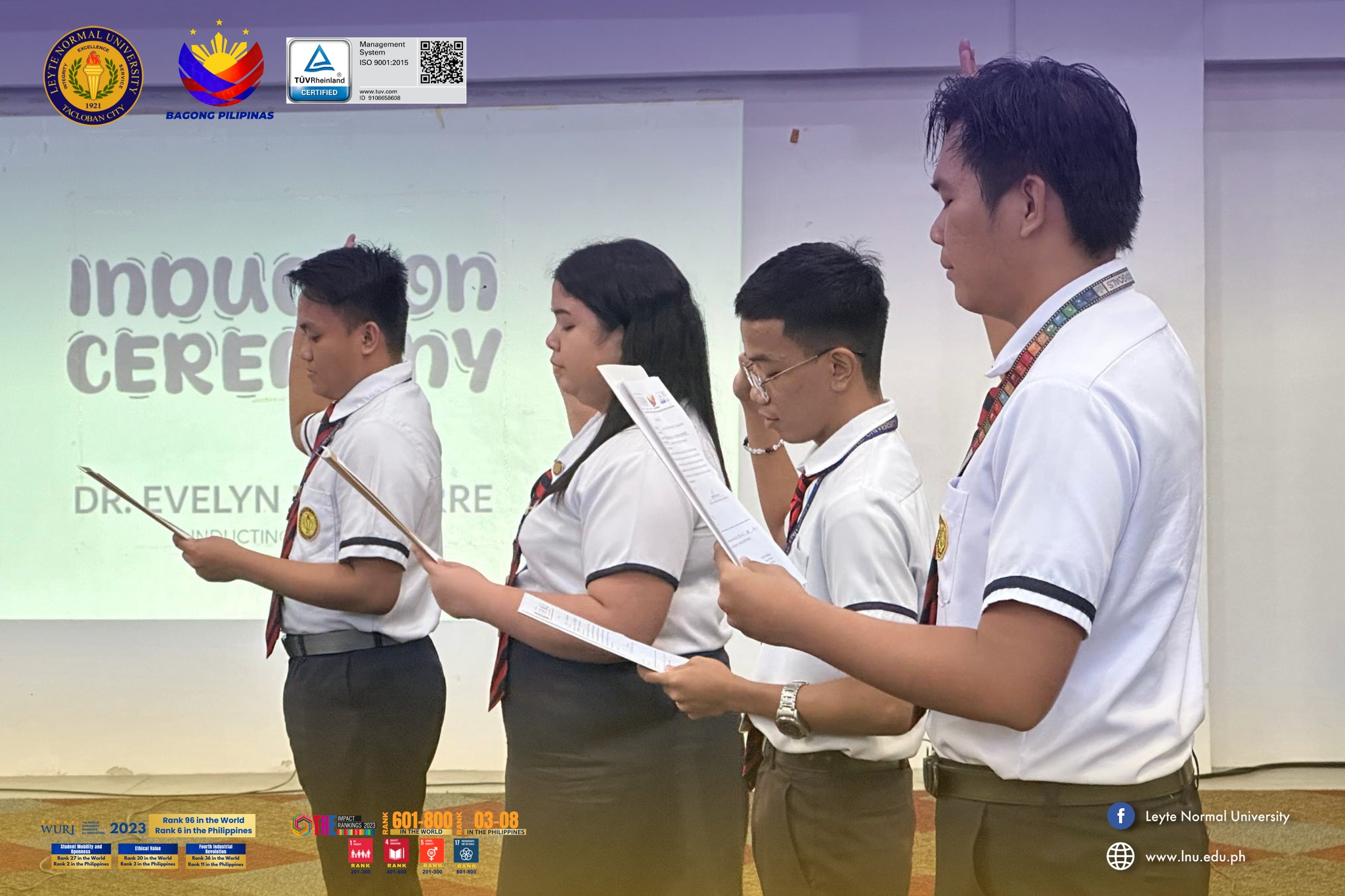LNU Welcomes Newly Elected Supreme Student Council Officers | Leyte ...