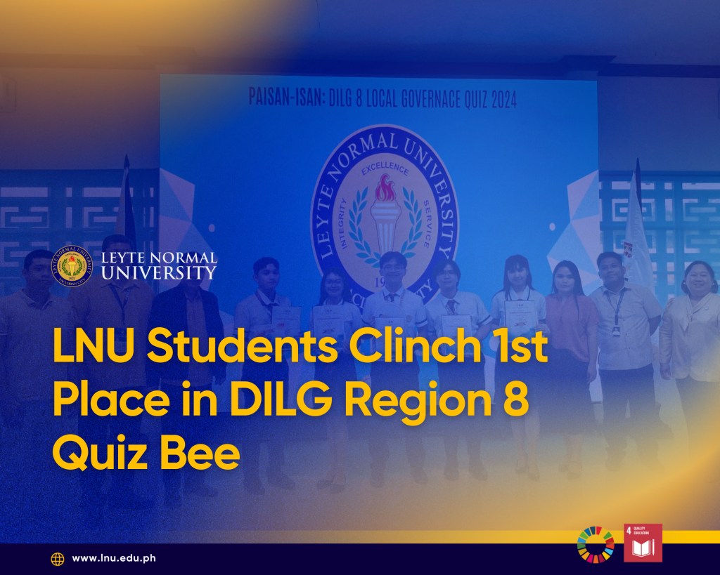 LNU Students Clinch 3rd Place in DILG-8 Quiz Bee | Leyte Normal University