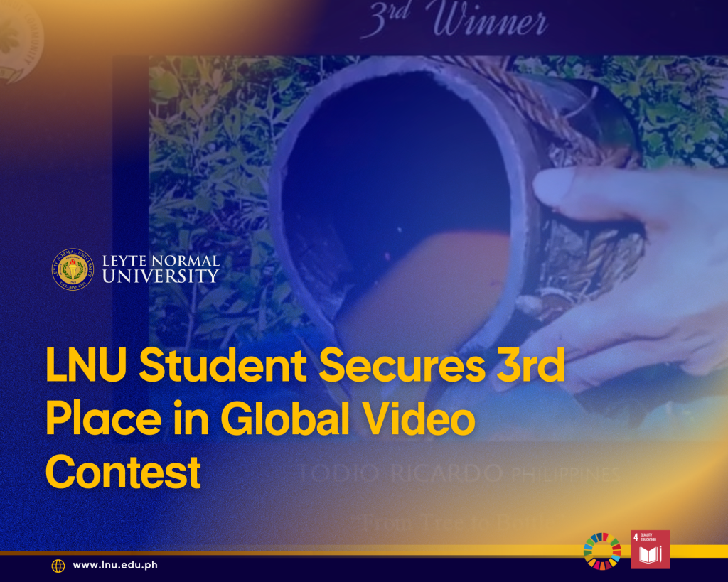 LNU Student Secures 3rd Place in Global Video Contest Celebrating ...