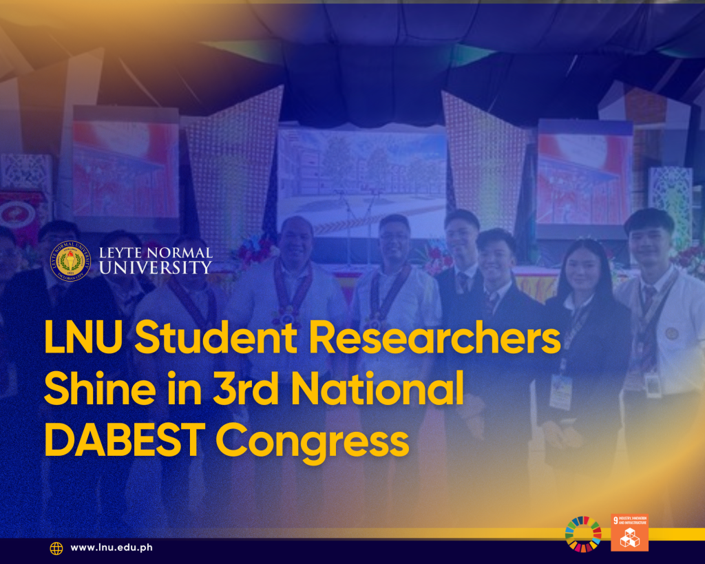 LNU Student Researchers Shine in 3rd National DABEST Congress | Leyte ...