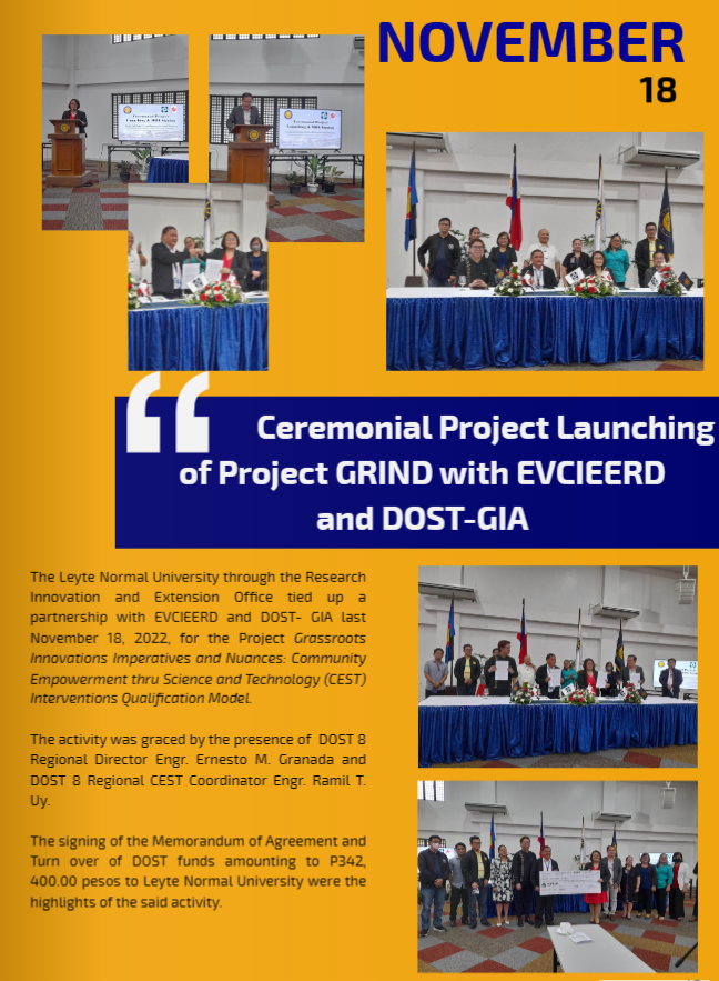 Research Highlights 2022 | Leyte Normal University
