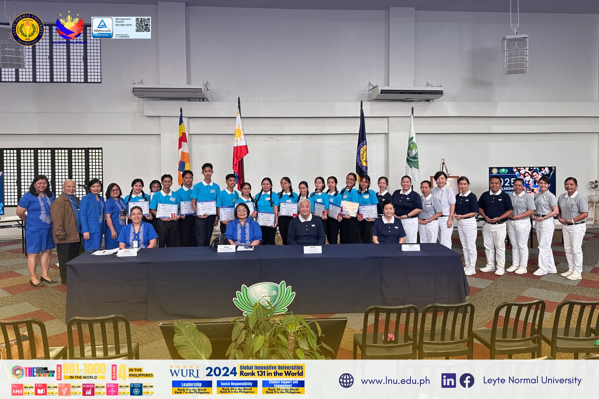 LNU Forges Partnership with Tzu Chi Philippines to Empower Scholars ...
