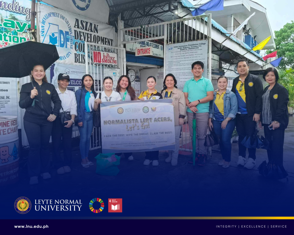 LNU Expresses Support to Normalista March 2025 LEPT Takers | Leyte ...