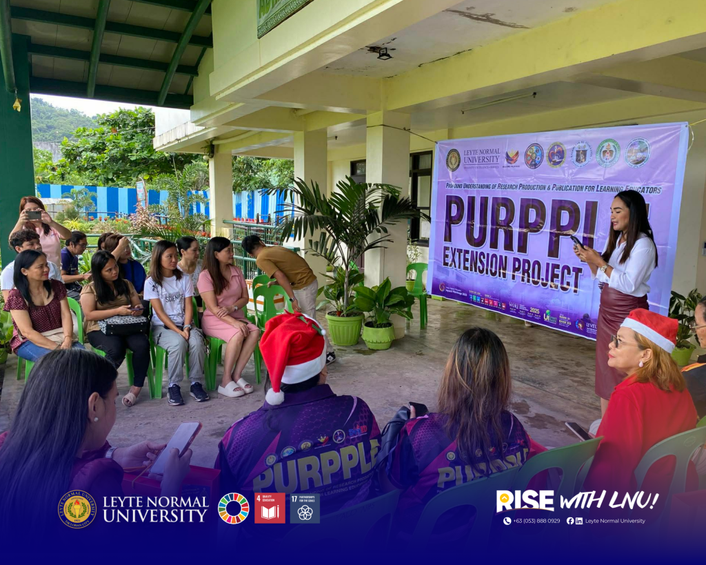 PURPPLE Extension Project Holds First Gift Giving Day | Leyte Normal ...